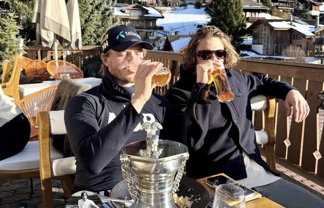 Kristoffersen che fa 100 podi, McGrath e Pinheiro che bevono birra ...
